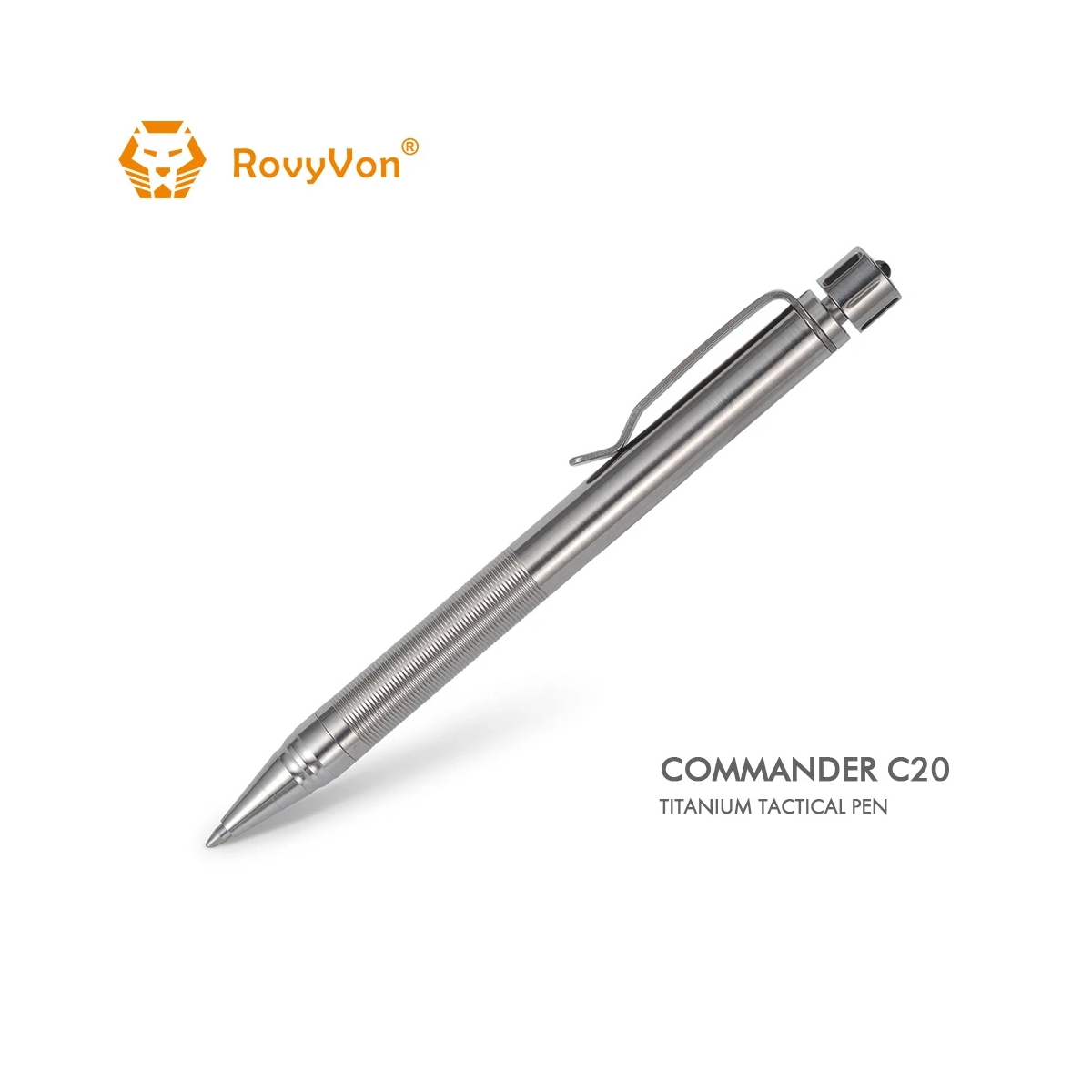 ป้องกันตัว :: ปากกาป้องกันตัว :: RovyVon Commander C20 Titanium ...