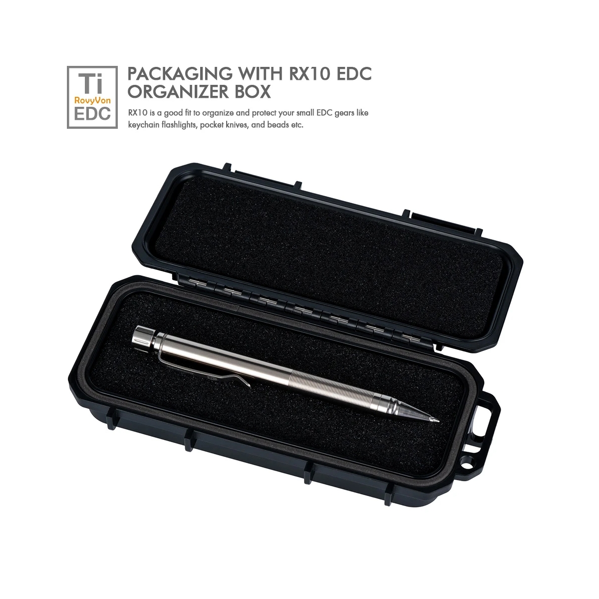 ป้องกันตัว :: ปากกาป้องกันตัว :: RovyVon Commander C20 Titanium ...