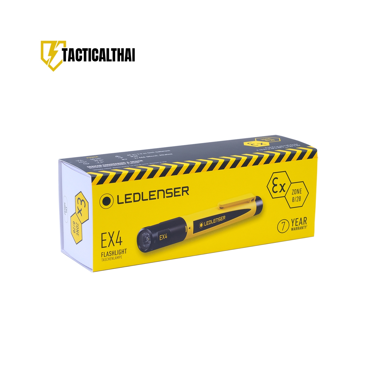 ไฟส่องสว่าง :: ไฟฉายกันระเบิด :: ไฟฉายป้องกันการระเบิด LED LENSER Ex4 ...